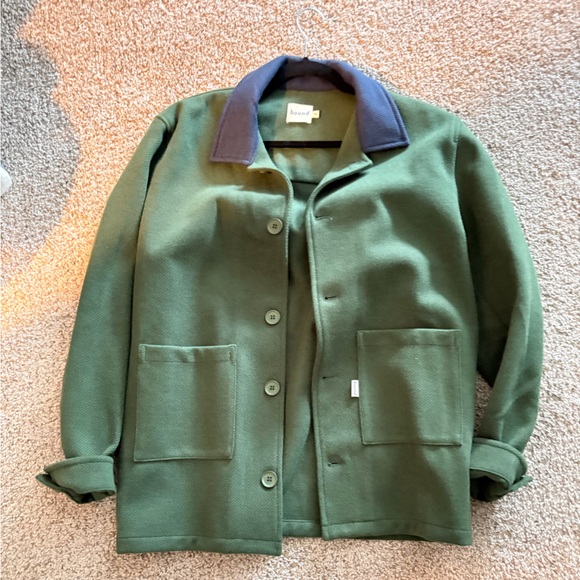 Abound | Jackets & Coats | Bound Itsuku Green Work Heavy Overshirt ...
